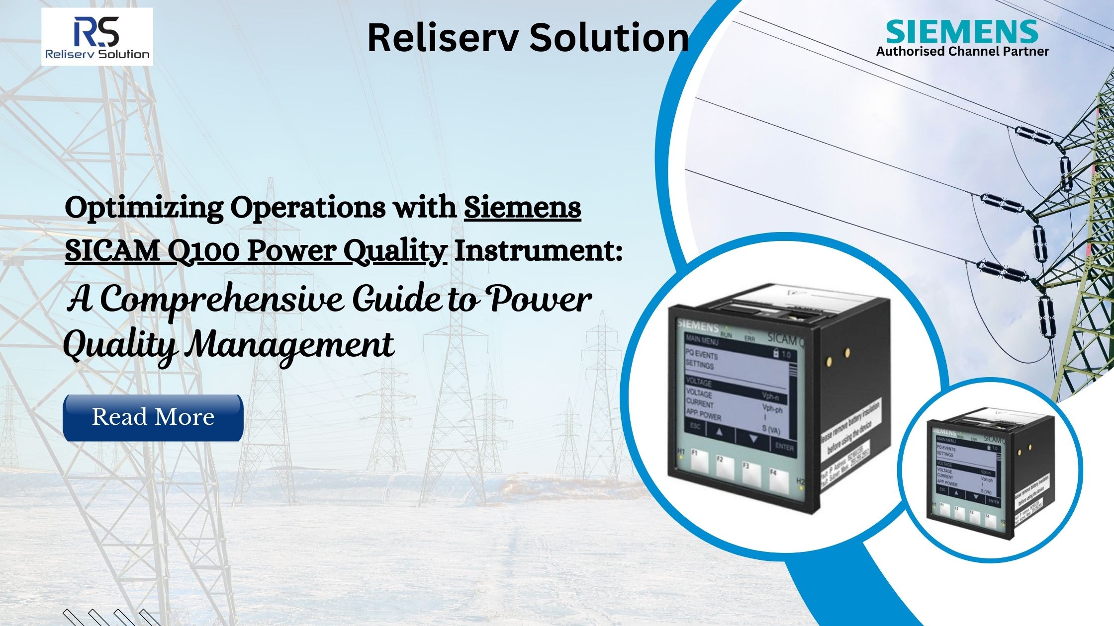 Siemens SICAM Q100: Power Quality Instrument