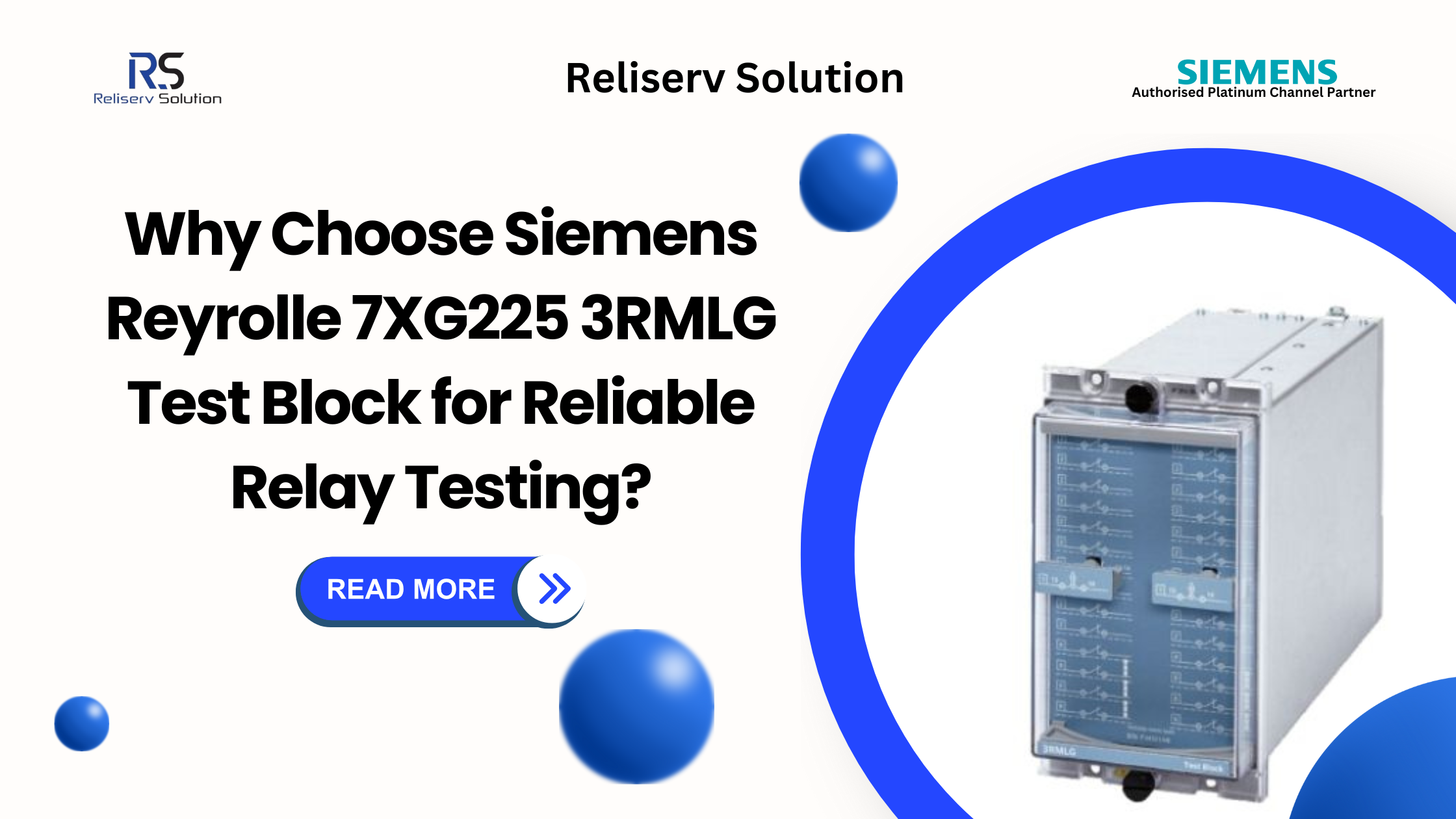 7XG225 3RMLG Test Block: Reliable Relay Testing