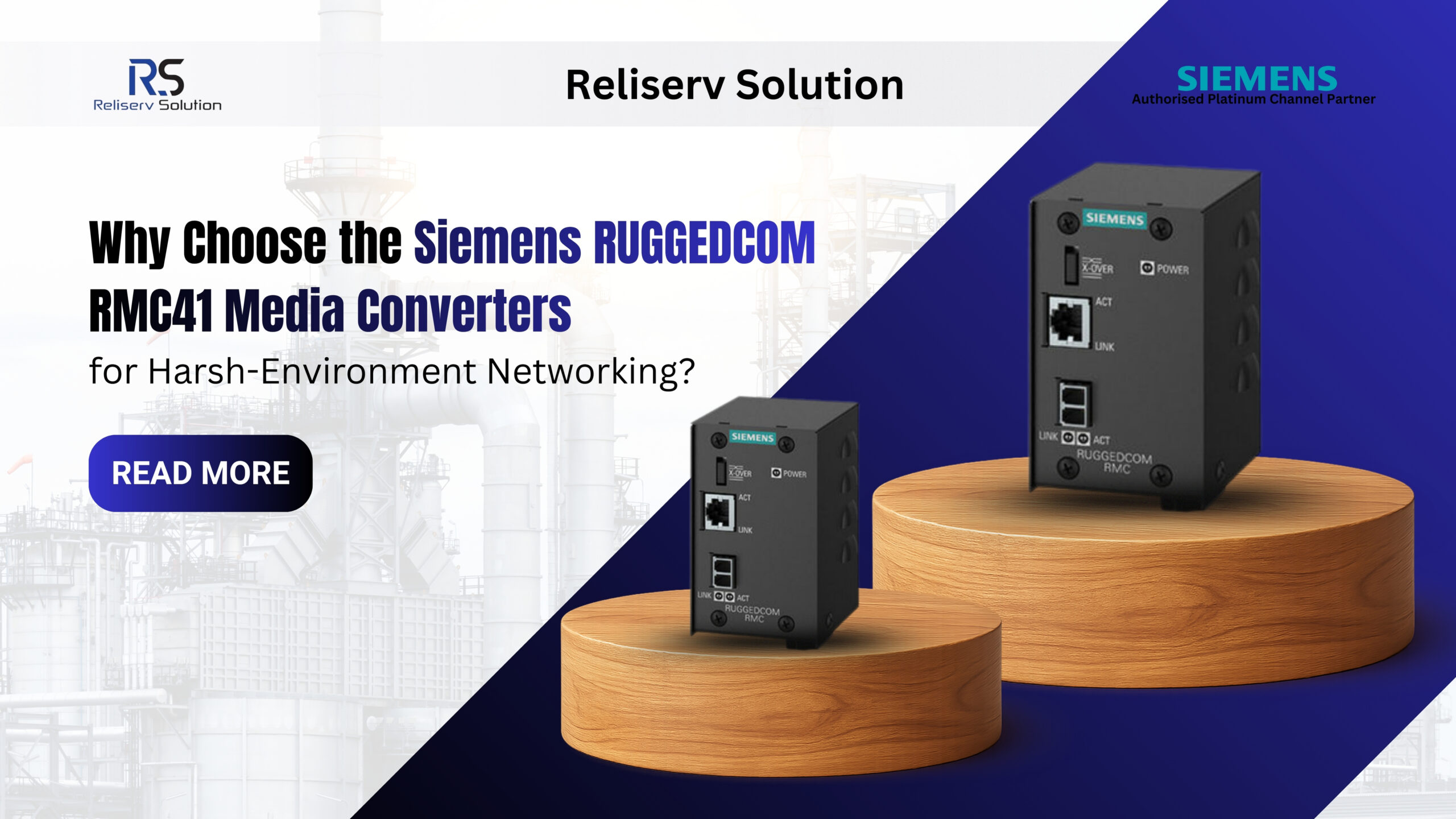 Ruggedcom RMC41 Media Converters: For Harsh-Environment