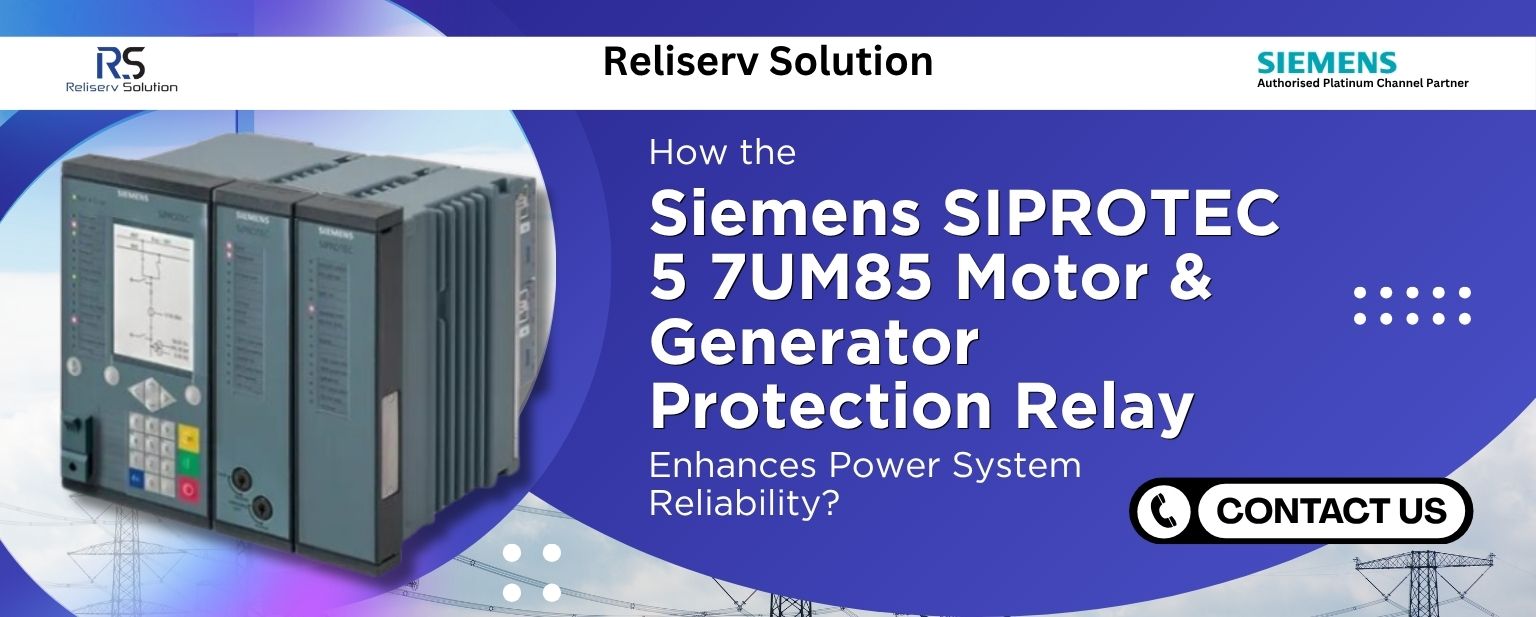 SIPROTEC 5 7UM85 Motor Protection Relay for Reliability