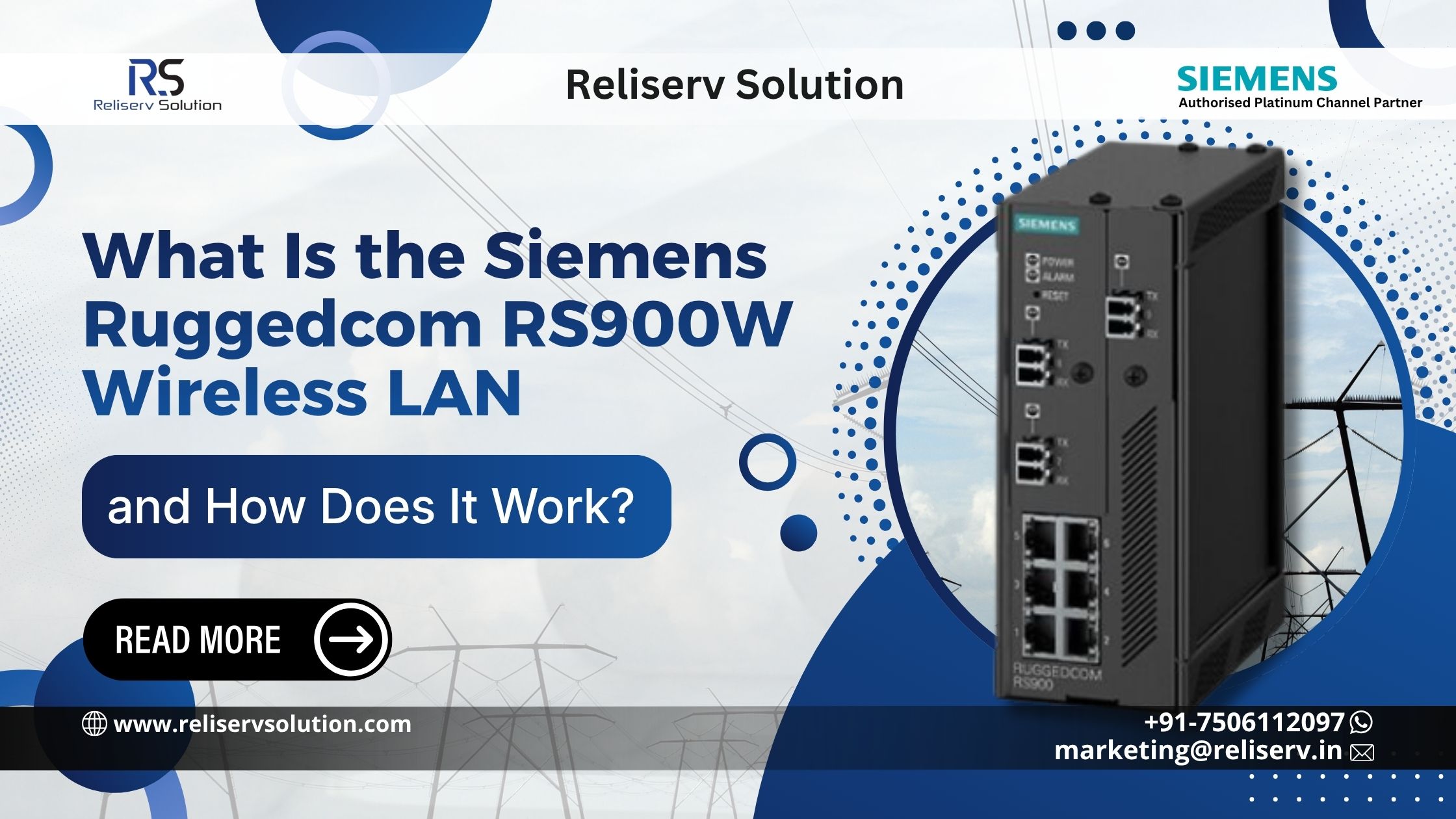 Ruggedcom RS900W Wireless LAN Working Explained Guide